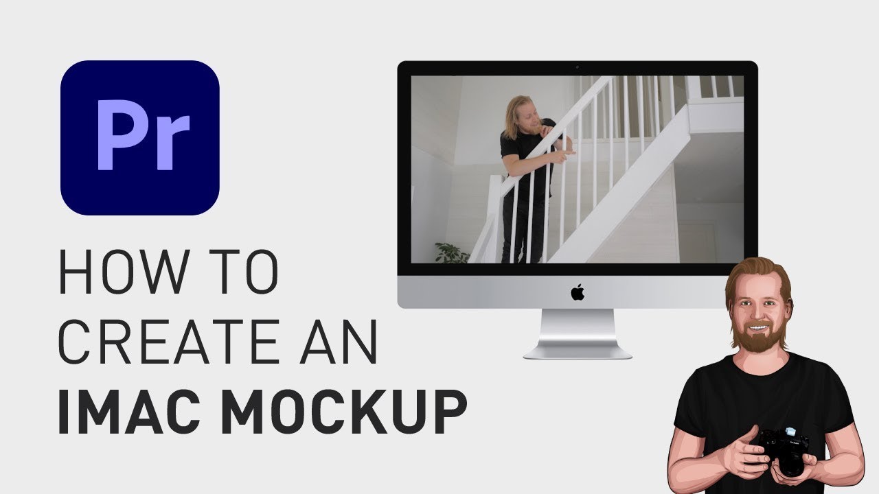 How to create an iMac mockup in Adobe Premiere Pro - YouTube