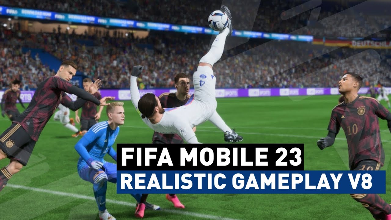 REALISTIC GAMEPLAY V8 | FIFA 16 MOBILE - YouTube