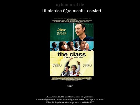 sınıf filmi üzerine