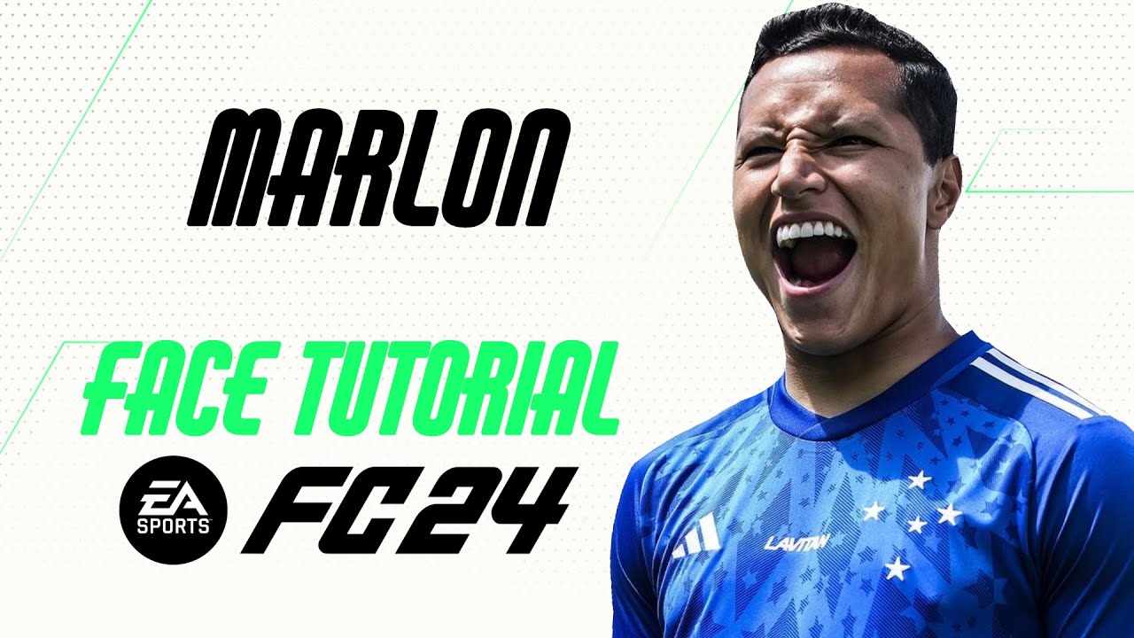 EA FC 24 - MARLON FACE TUTORIAL + STATS [CRUZEIRO]. - YouTube