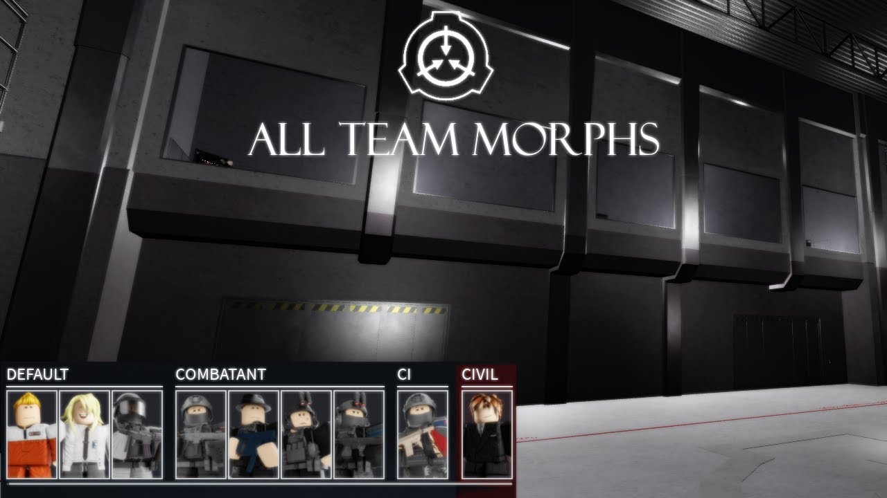 SCP Roleplay - All Teams Morphs - YouTube