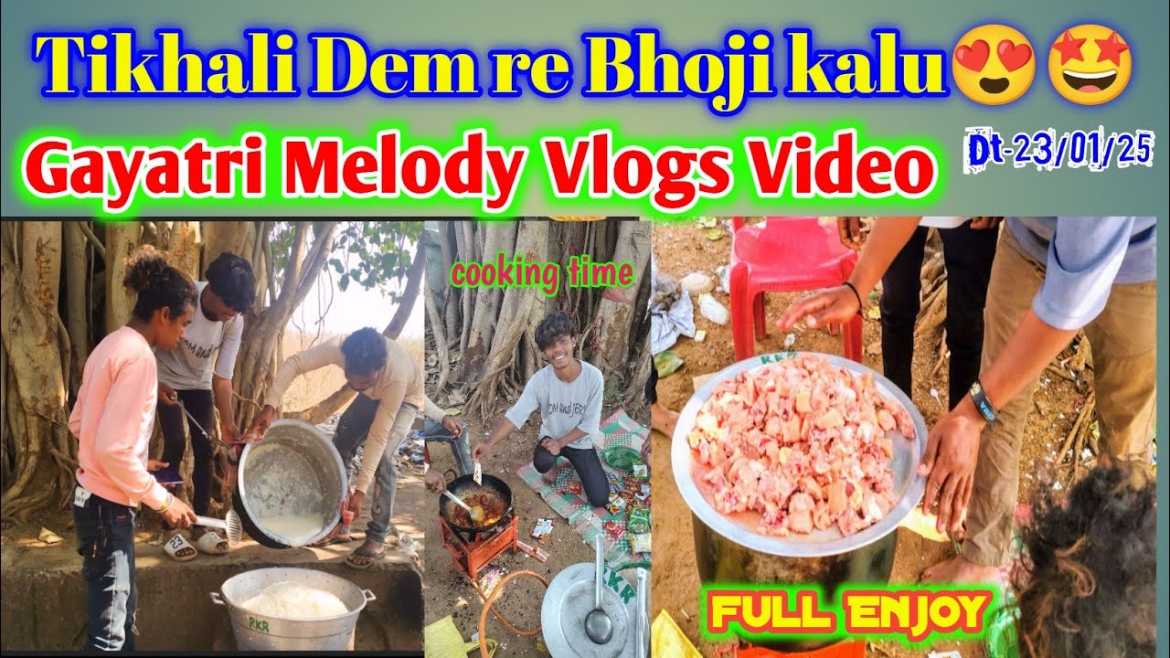 Gayatri Melody Vlogs || Tekhali Dem re Full Enjoy kalu 😍🤩 || Dt- 23/01/25 || #vlogs #trendvlogs ...