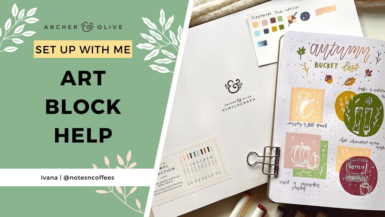 How To Overcome Art Block With A Simple Creative Exercise - YouTube