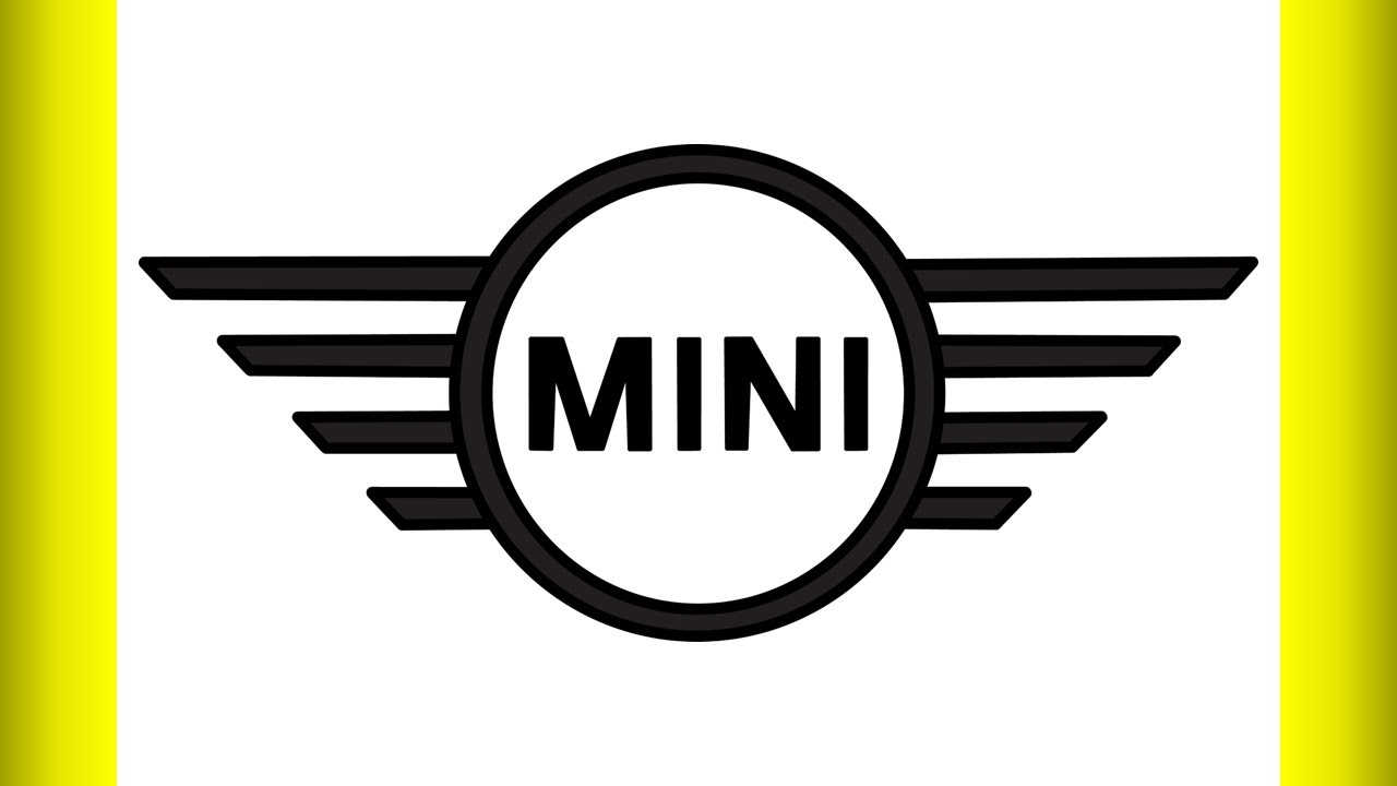 How To Draw The Mini Logo Step By Step / Drawing Creation / - YouTube