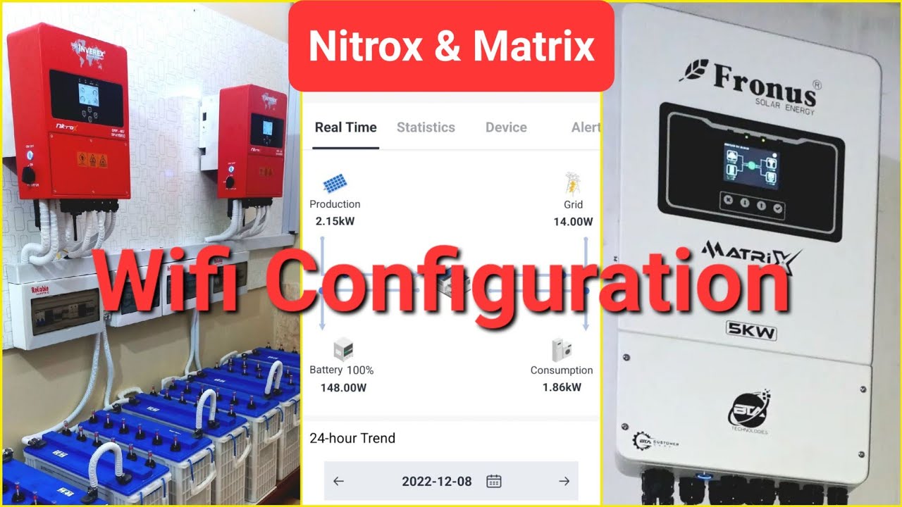 Matrix & Nitrox Wifi Configuration / Setting - YouTube