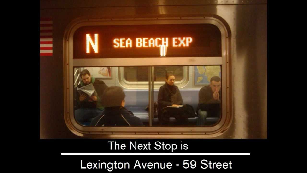 N Train [via Astoria Express] Announcements - to / from Ditmars Blvd ...