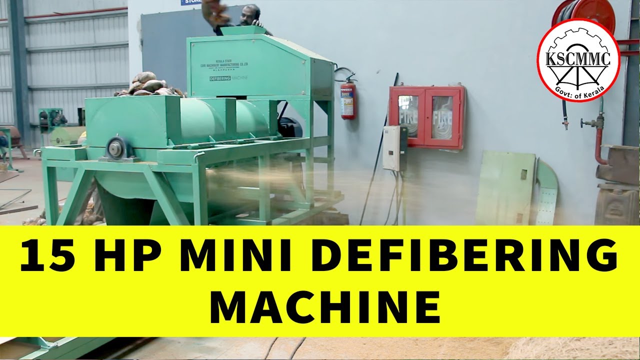 15 HP Mini Defibering Machine | KSCMMC - YouTube