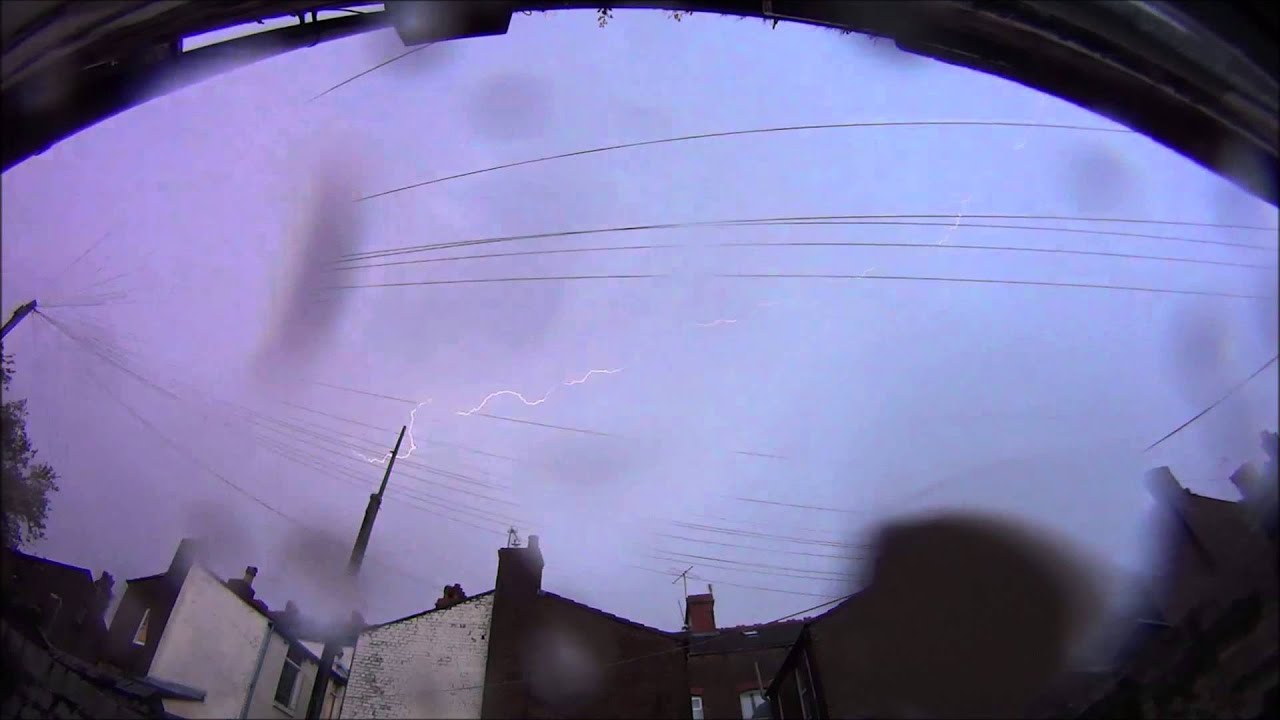 Lightning over Liverpool - YouTube
