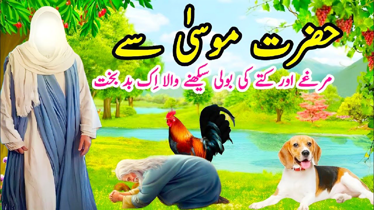 hazrat musa (a.s) se murghy aur kute ki boli sikhne wale ik bad bakht ...
