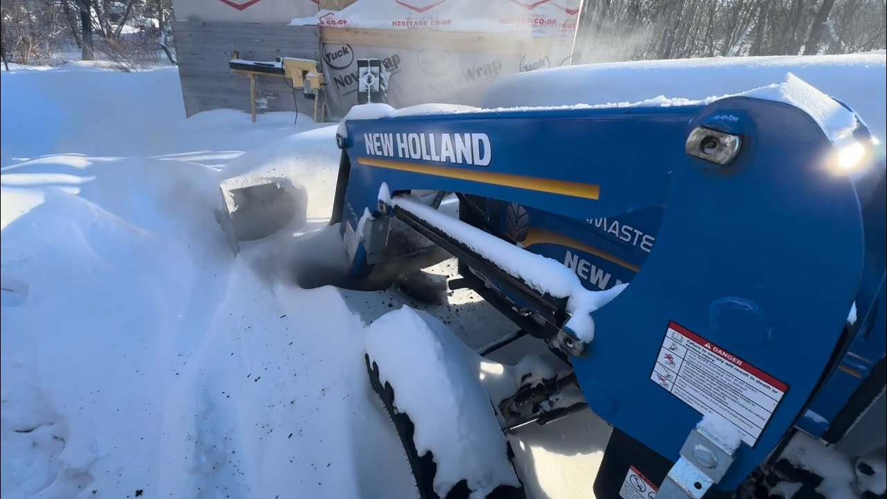 Cold Start the Tractor on a Cold Winters Day. - YouTube