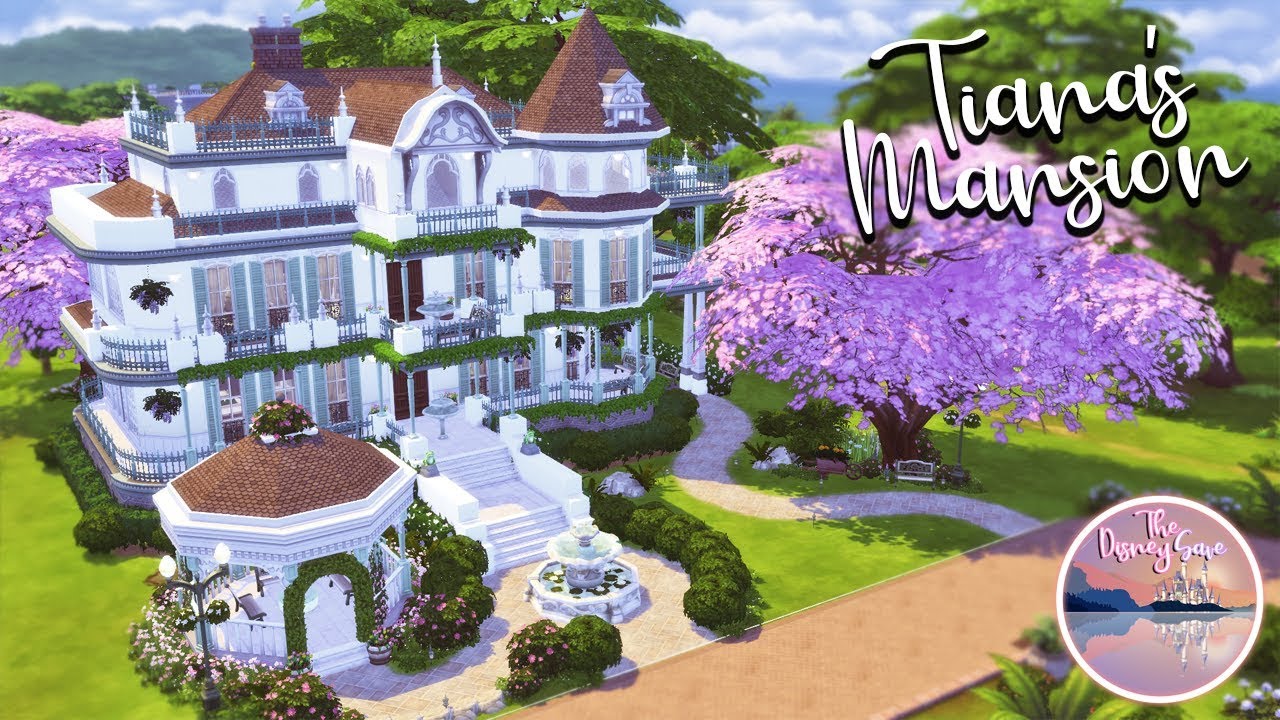 Tiana’s Mansion- The Disney Save #8 | Sims 4 Speed Build - YouTube