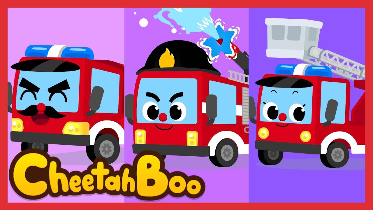 🚒🚑 Fire!! Let's go Fire Truck! 🚒🚑 | Car songs Compilation | Nursery ...