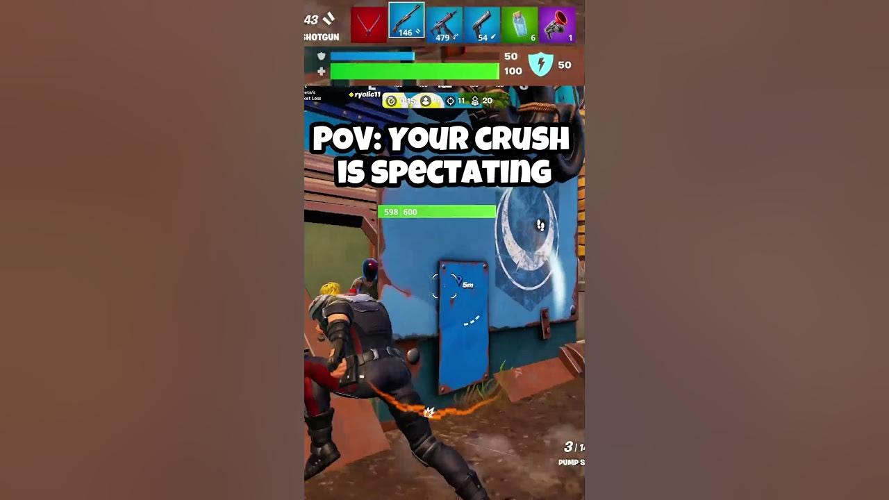 POV: Your crush is spectating 🥴 Fortnite - YouTube