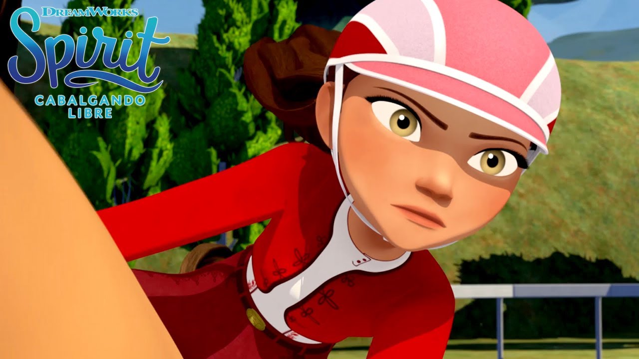 ¡Lucky gana su carrera de regreso! | SPIRIT CABALGANDO LIBRE | Netflix - YouTube