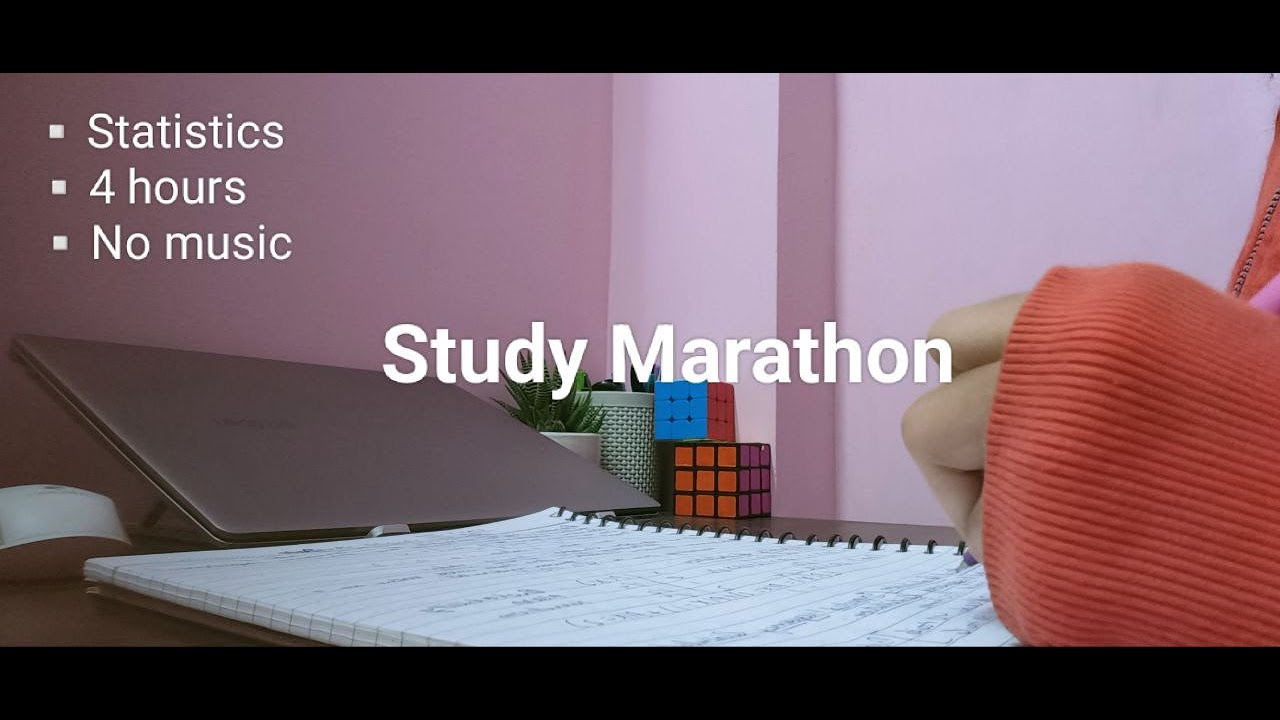 Study with me | Study Marathon📚🏃 | 4hours | ASMR | No music - YouTube