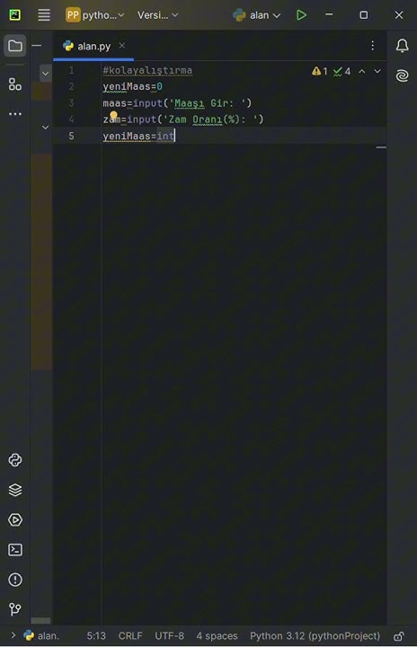 1 Dakikada Python | Python ile Kolay Projeler #16 #coding #programming #python - YouTube