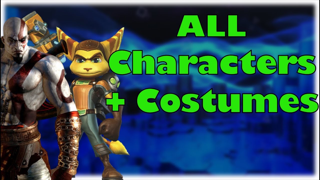 PlayStation All-Stars Battle Royale ROSTER and All Costumes ...