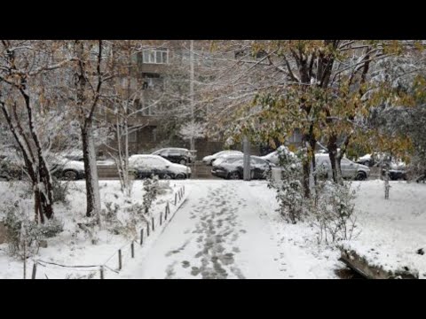 Tianjin City China First Snowfall 2019 - Beautiful Veiw of Snow fall ...