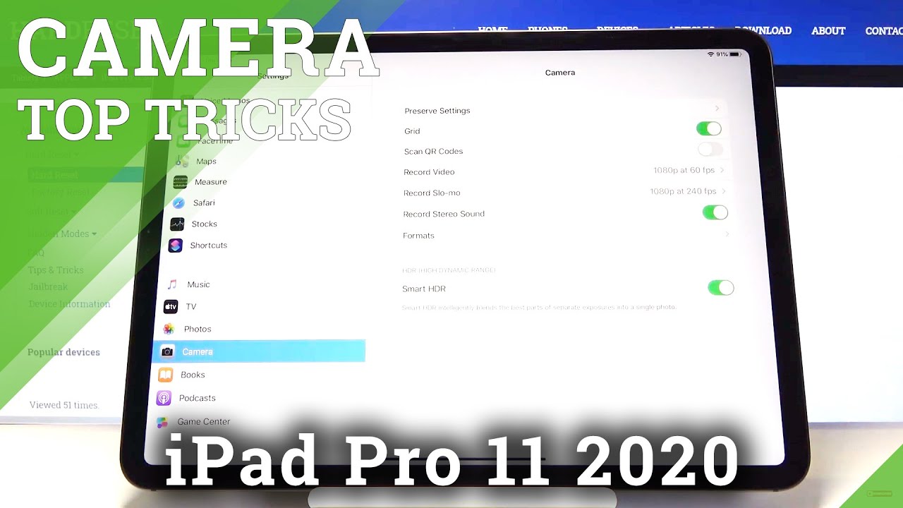 iPad Pro 11 2020 Camera Top Tricks - YouTube