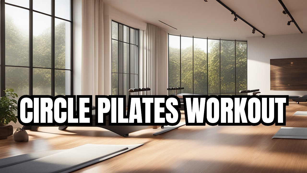 PILATES with CIRCLE + ABS (full body toning, balance, abs workout ...