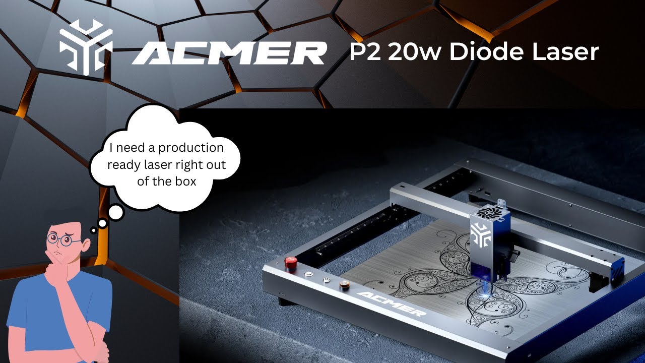 ACMER Laser P2 Review - From Unboxing to Engraving Effortlessly! - YouTube