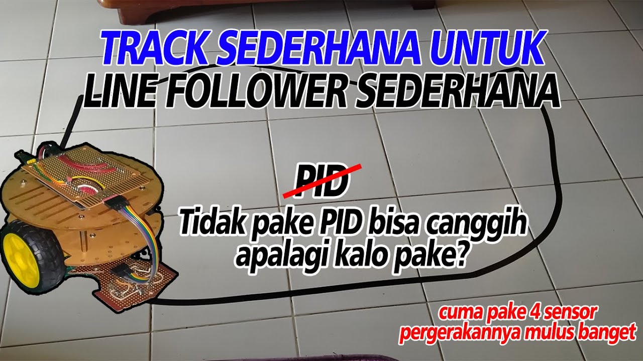 Line Follower Basic Dengan Arduino UNo - YouTube