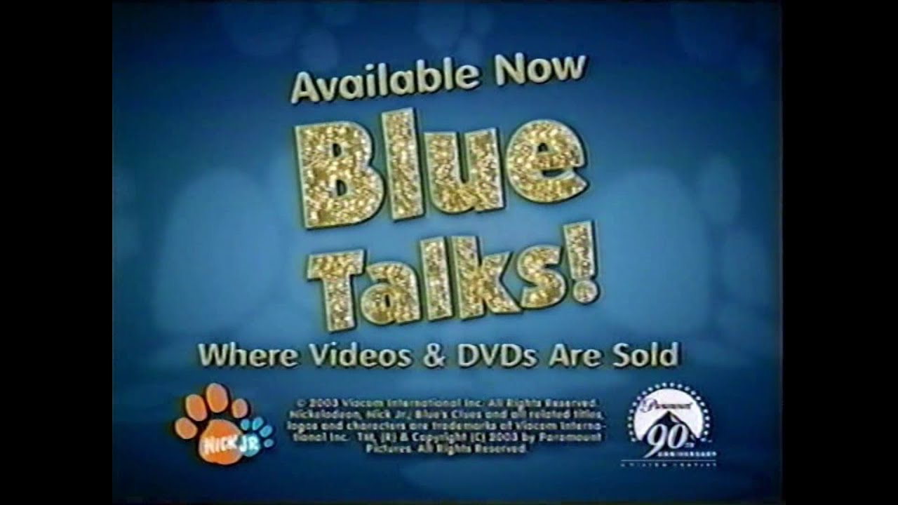 Blue's Clues Blue Talks Vhs Archive at Jocelyn Taylor blog