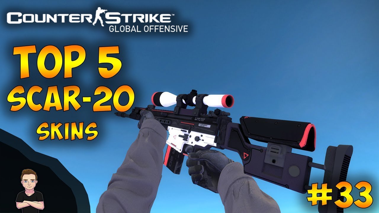 Top 5 best looking SCAR 20 skins in CS:GO - Part 33 - YouTube