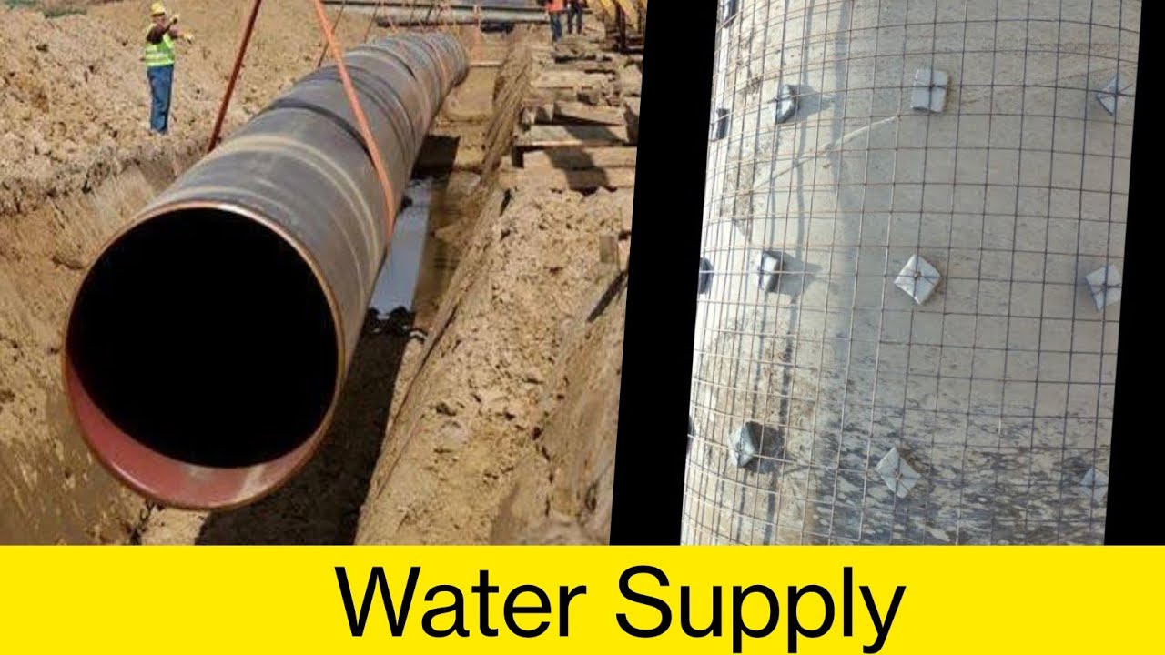 1300mm MS Pipe Inner Lining | Water Supply | Raw Water Pumping Main ...