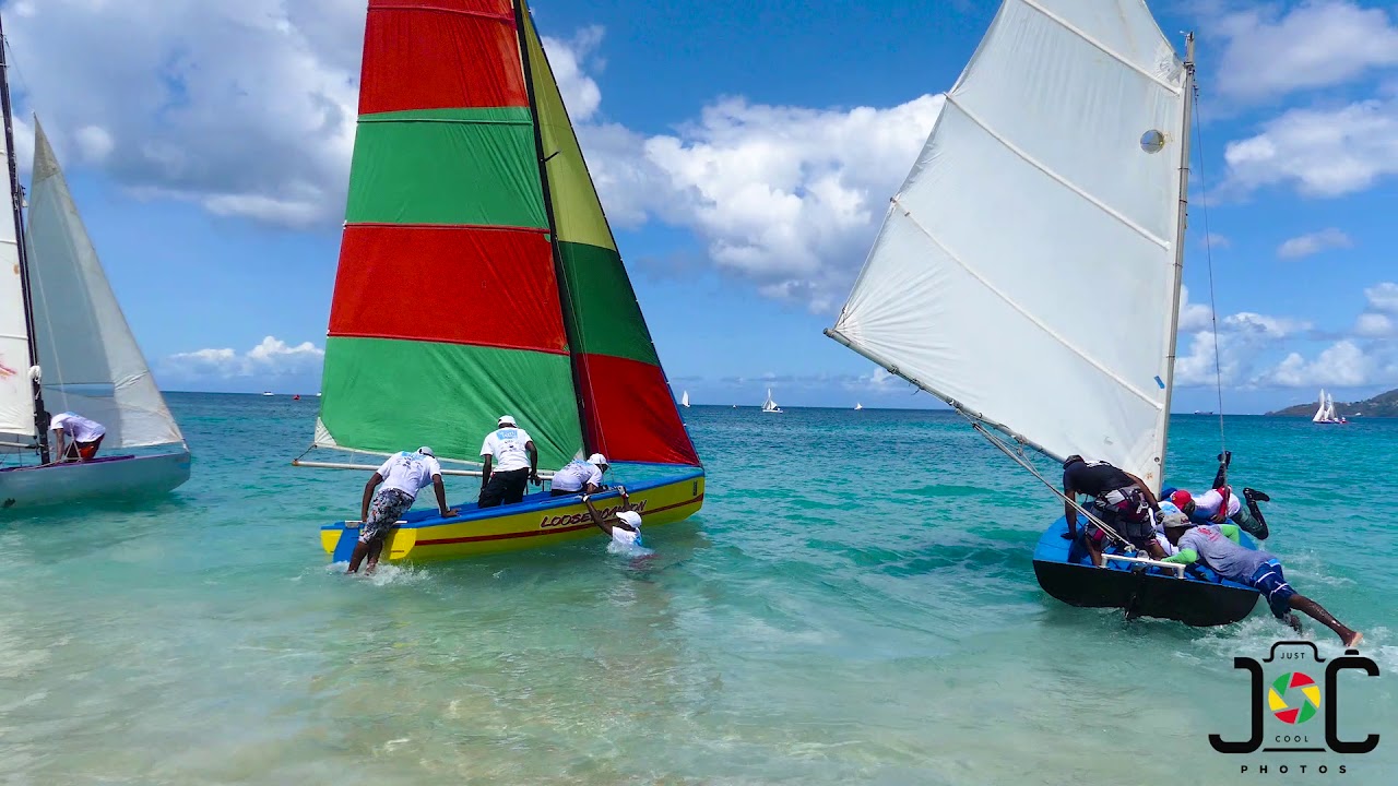 Grenada Sailing Festival Work Boat Regatta - YouTube