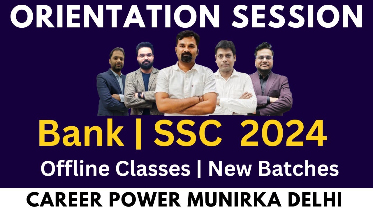 Bank & SSC New Batch 2024 | Career Power Coaching Munirka Delhi # ...