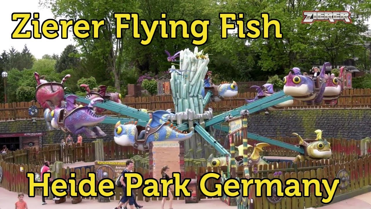 Flying Fish Wasserflieger @ Heide Park, Germany, built by Zierer - YouTube