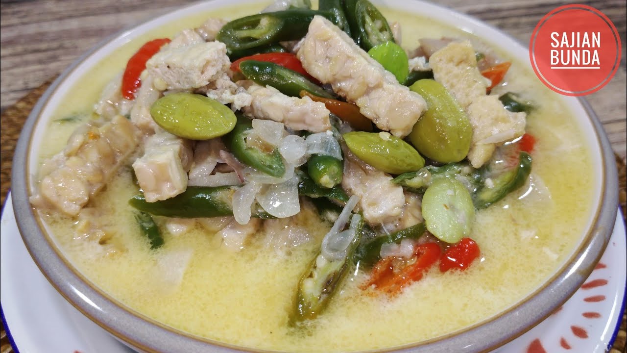 Sayur Tempe Lombok Ijo ala ndeso... Bumbunya cuma diiris,sedep poll ...