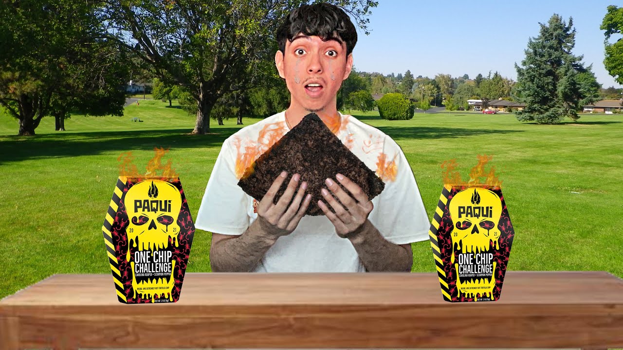 EATING THE WORLD’S SPICIEST CHIP ONE CHIP CHALLENGE!! - YouTube