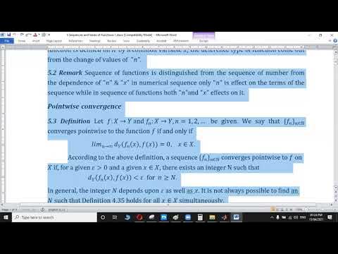 Lecture 17: b: ( Mathematical Analysis ) Chapter 5:. Series of Functions: Uniform Convergent ...