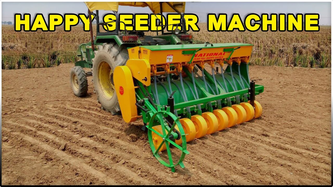 Benefits of Happy Seeder Machine - YouTube