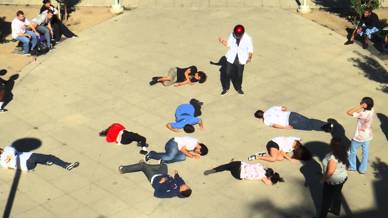 Zombie Flash Mob - YouTube