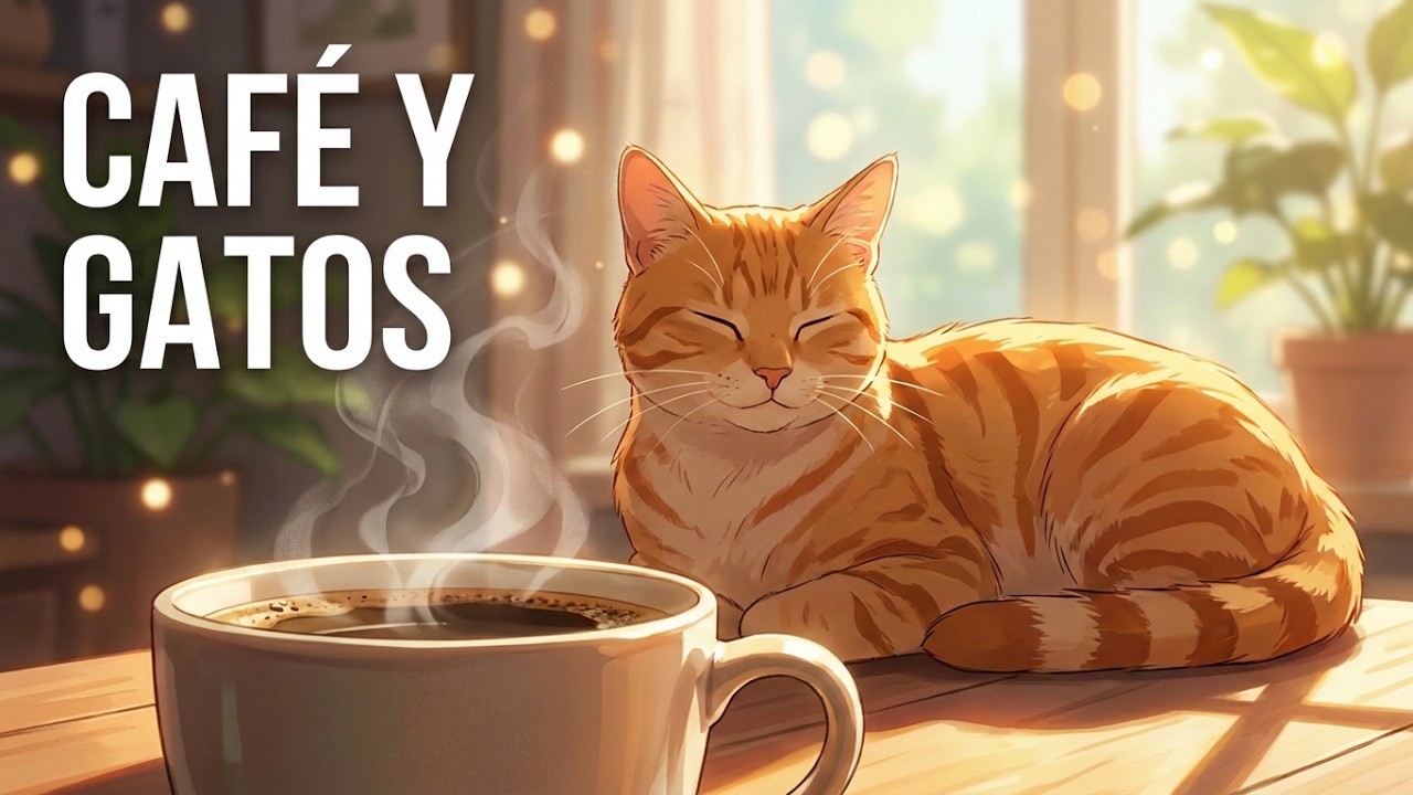 Cat Jazz ☀️ Despertar sin Apuro con Café y Gatos - YouTube