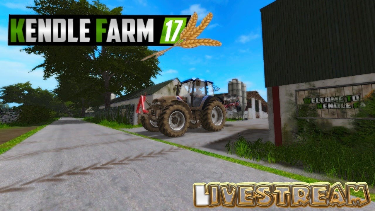 (FS17) Livestream on kendle farm v3 ( livestream) - YouTube