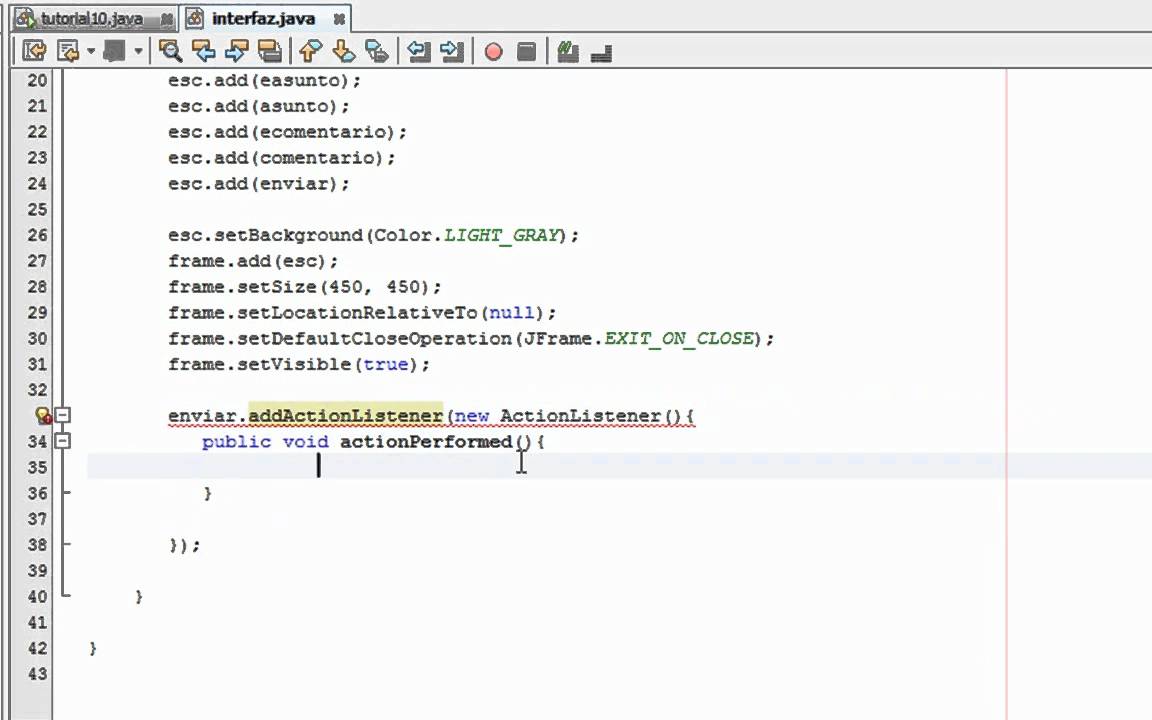 Tutorial 10 Parte 2/2 Java NetBeans WWW.INQUISIDORES.NET JTextArea, JTextField, JButton, JLabel ...