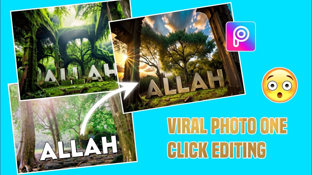 Viral Photo Editing in One Click Editing 😱 Picsart || Rakib Editor ...