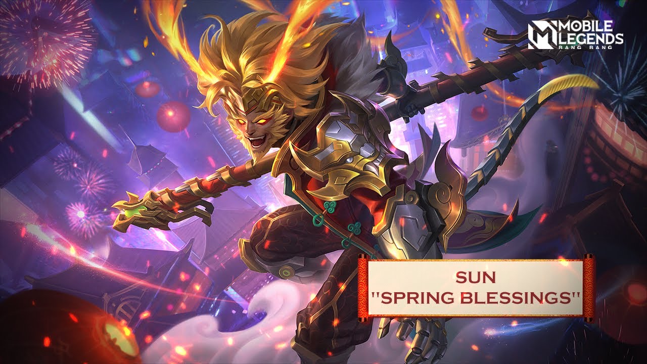 NEW SKIN | MLBB Sun Spring Blessings | Mobile Legends: Bang Bang - YouTube