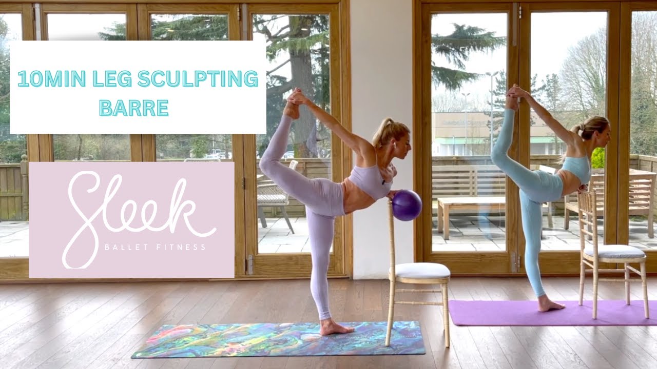 LEG SCULPTING Express Barre Workout - with Sleek & Just Strong - YouTube
