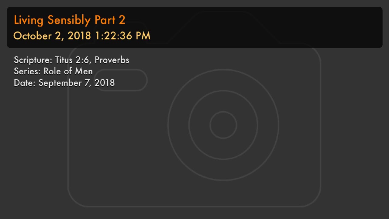 Living Sensibly Part 2 - YouTube