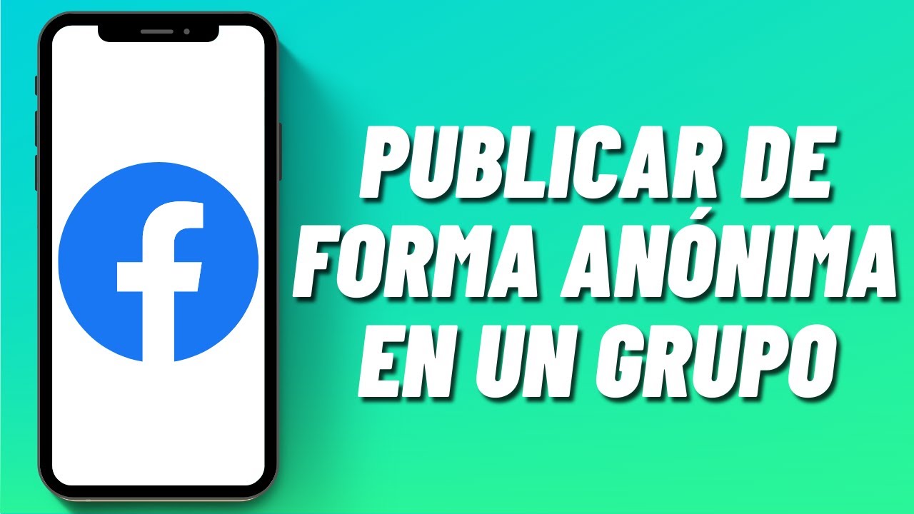 Cómo publicar de forma anónima en un grupo en Facebook - YouTube