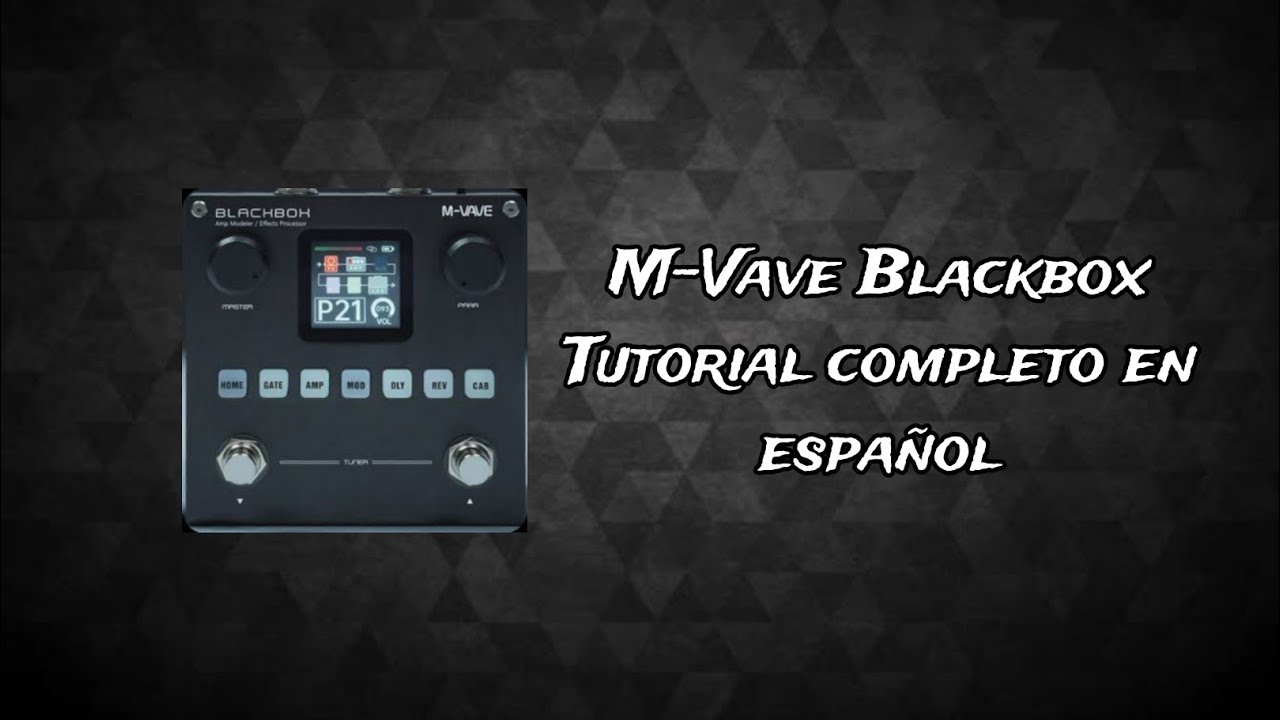 @M-VAVE BlackBox Tutorial completo en Español (No hablado) - YouTube
