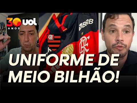 FLAMENGO FATURA QUASE MEIO BILHÃO COM PATROCÍNIO DO UNIFORME! VEJA OS DETALHES!