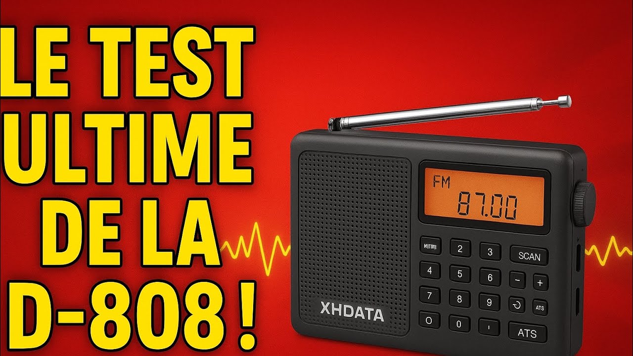XHDATA D-808 : Le test ultime de la radio mondiale ! (FM, AM, SW ...