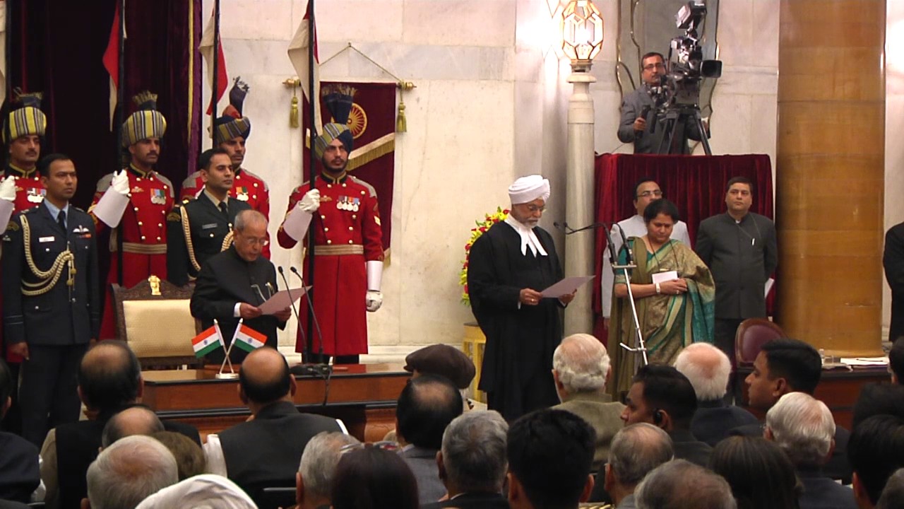 Swearing-in-Ceremony of Chief Justice of the Supreme Court of India ...
