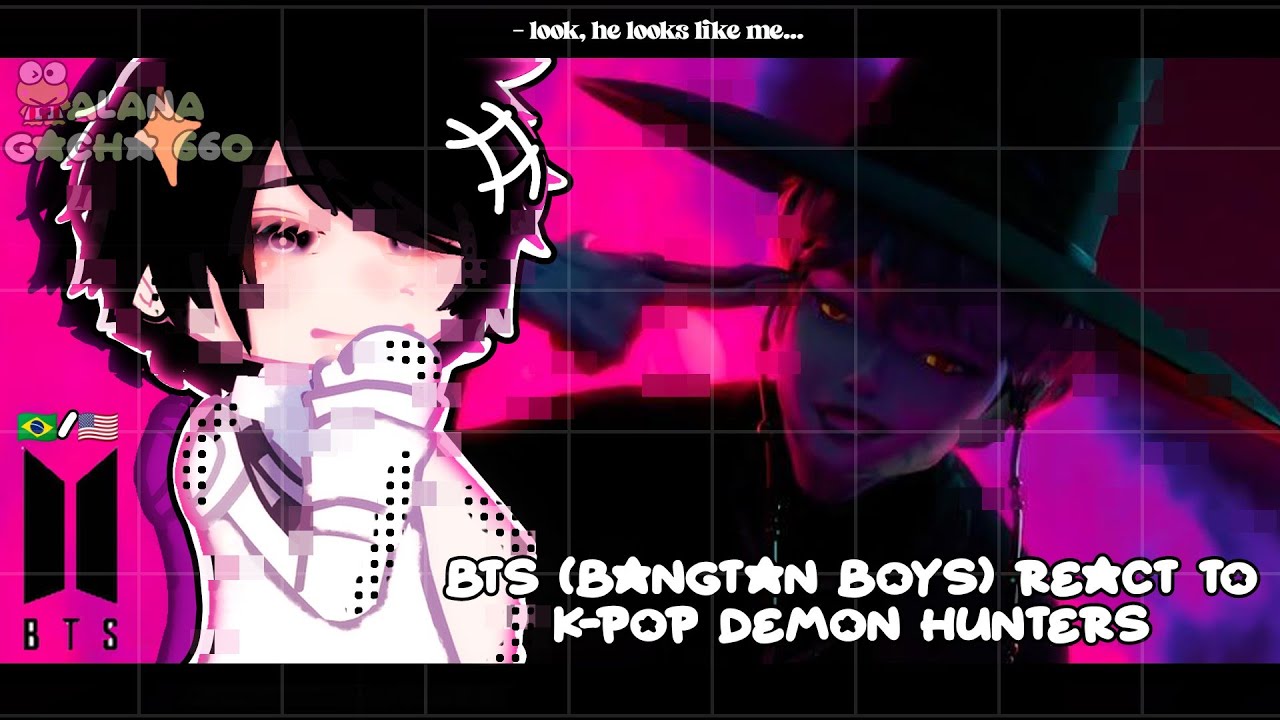 BTS React to K-Pop Demon Hunters |• GACHA CLUB 🇧🇷/🇺🇸 - YouTube